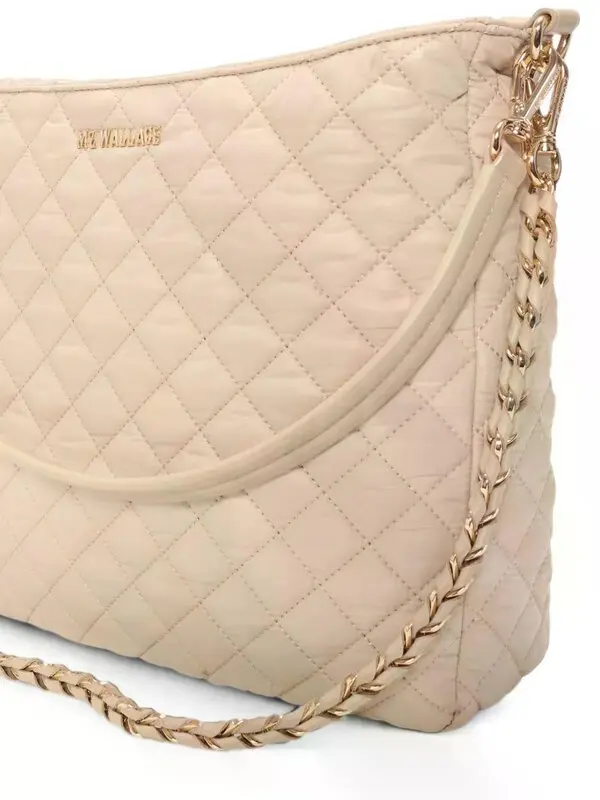 Mz Wallace Buff Quilted Shoulder Bag