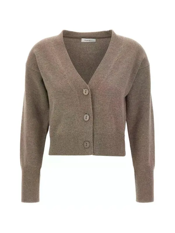 KANGRA V-neck Cropped Cardigan