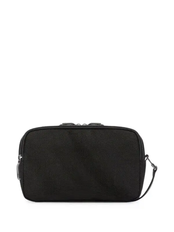 PIQUADRO Patterned Zip-around Clutch Bag