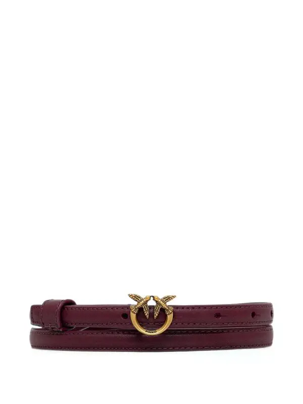 Pinko Love Birds Buckle Belt - Red