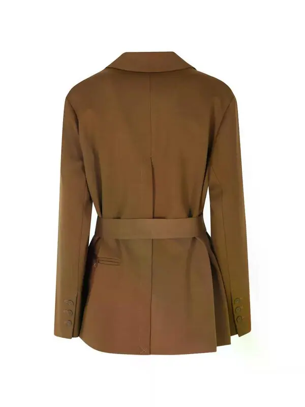 SEMICOUTURE Belted Single-breasted Blazer