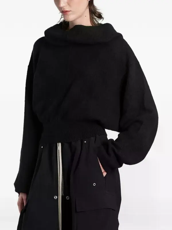 Rick Owens Ribbed-knit Hoodie
