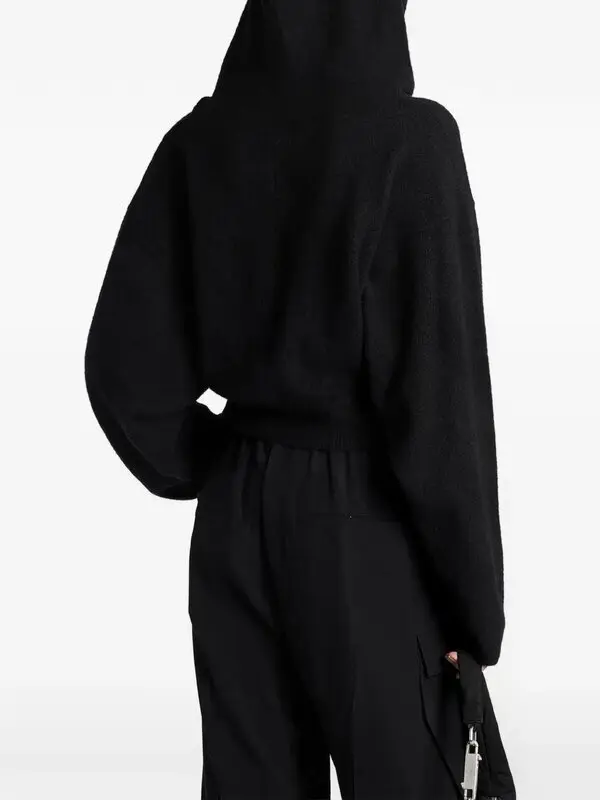Rick Owens Ribbed-knit Hoodie