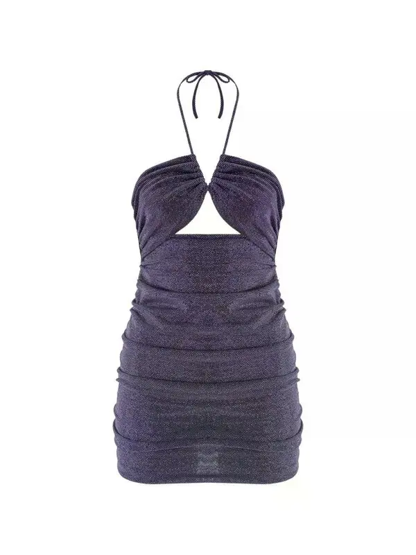 Zeynep Arçay Ruched Cutout Mini Dress