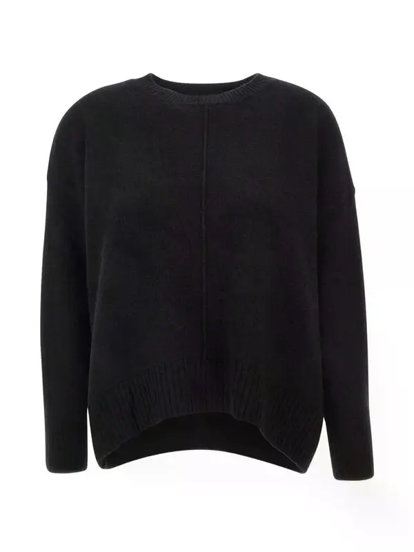 KAOS Dropped-shoulder Oversized Sweater - Black