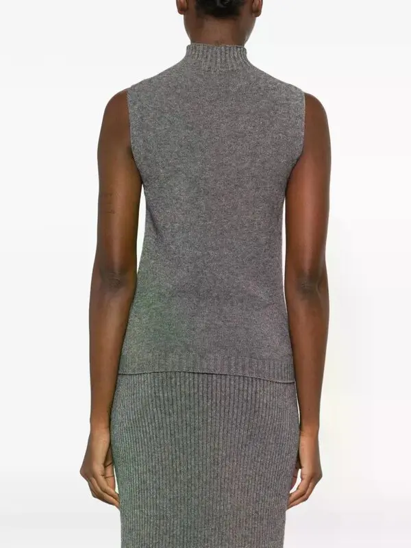 AROVESCIO High-neck Sleeveless Sweater