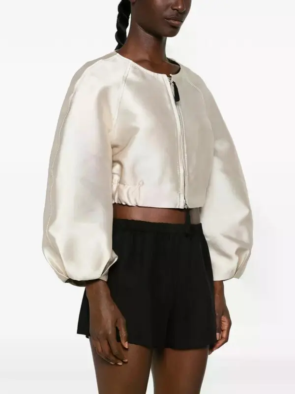 SUSANNE BOMMER Cropped Balloon-sleeve Jacket