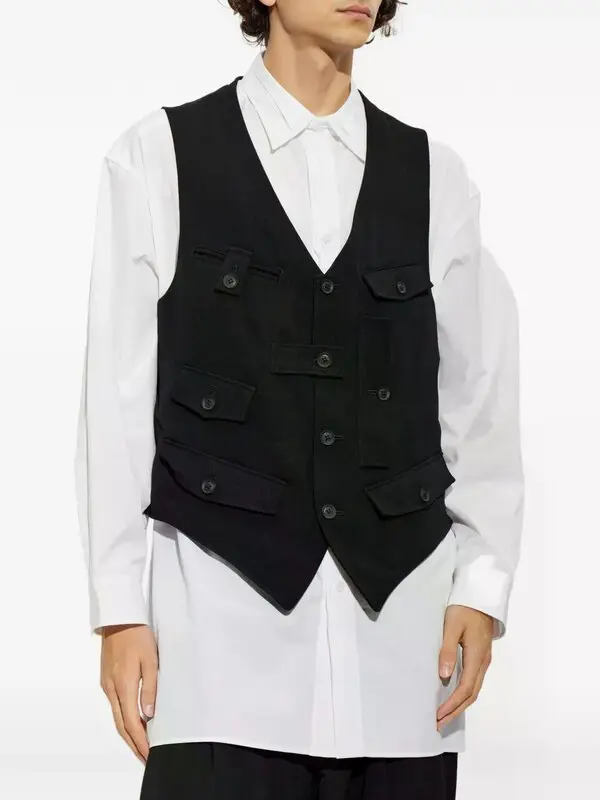Yohji Yamamoto Multi-pocket Wool Vest