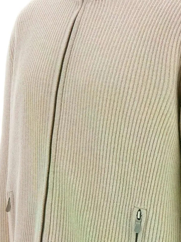 GRAN SASSO Ribbed-knit Cashmere Cardigan