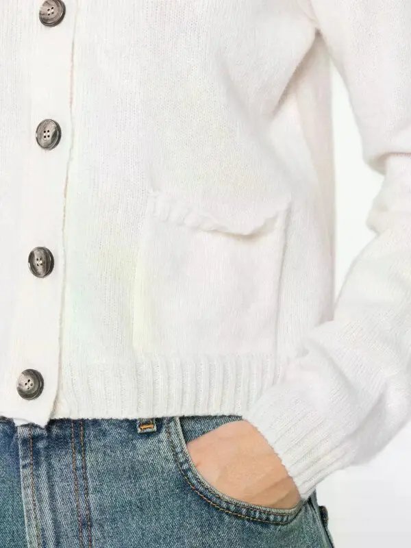 AROVESCIO Button-up Patch-pocket Cardigan