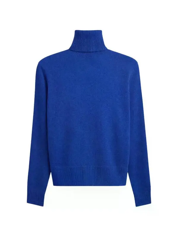 THE FRANKIE SHOP Gala Roll-neck Sweater - Blue