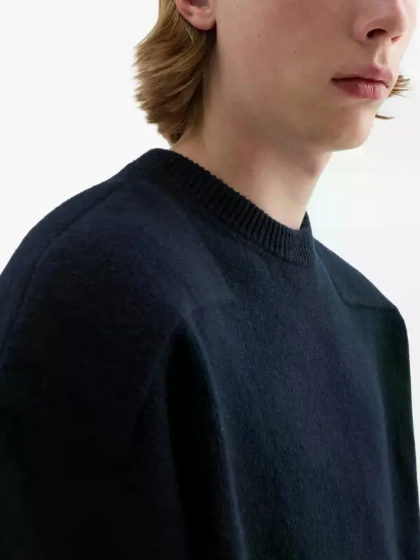 JIL SANDER Wool Blend Crew-neck Sweater