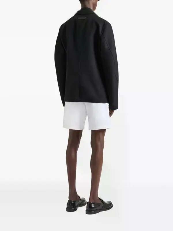 Givenchy Single-breasted Deconstructed Jacket In Cotton