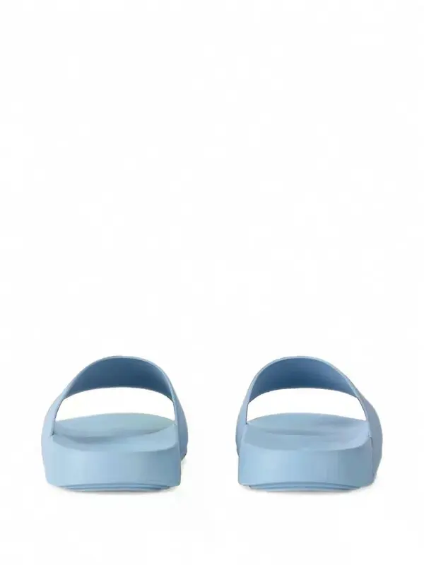 Givenchy Label Slide Mules In Rubber