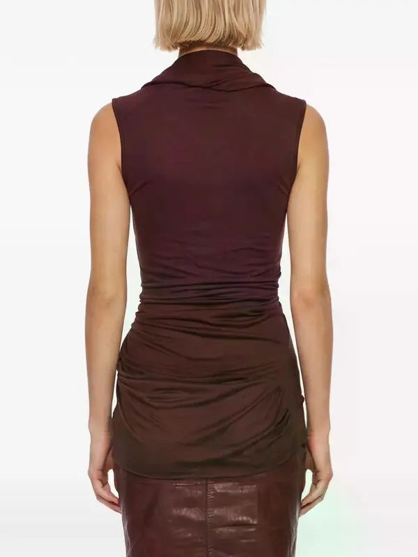 Rick Owens Magnetic Draped Sleeveless Top