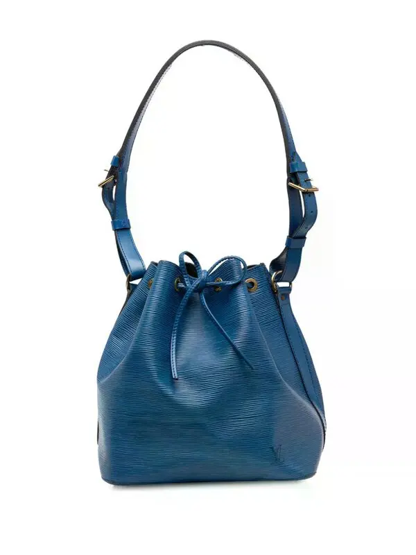 LOUIS VUITTON 1994 Epi Petit Noe Bucket Bag - Blue