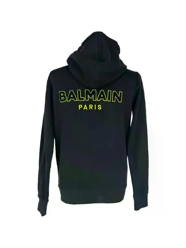 Balmain Logo-embroidered Hoodie