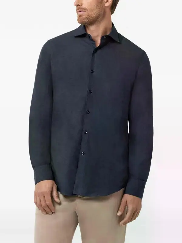 Paul & Shark Cotton Flannel-texture Shirt