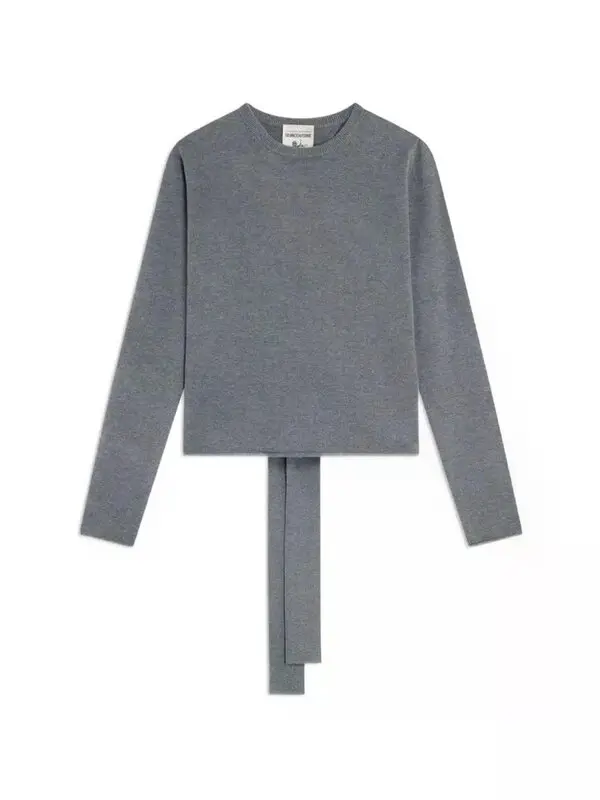 SEMICOUTURE Cut-out Open-back Sweater