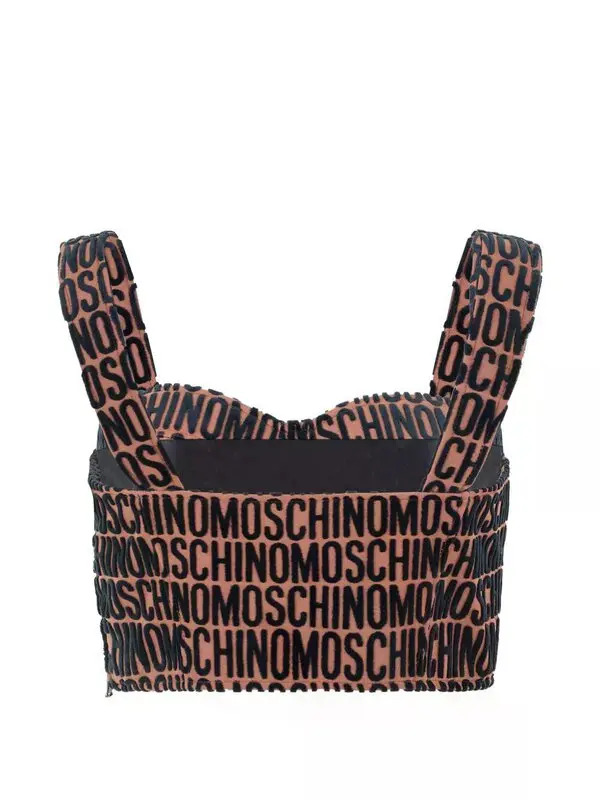 Moschino Logo-print Cropped Top