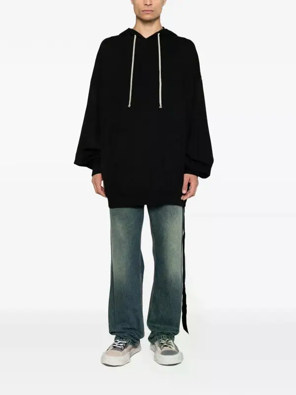 Rick Owens Hun Drawstring Hoodie
