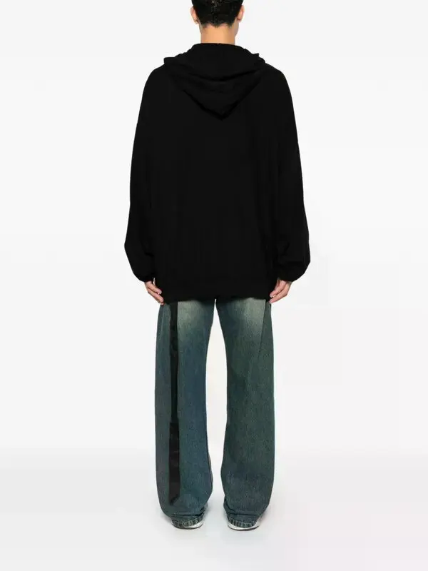 Rick Owens Hun Drawstring Hoodie