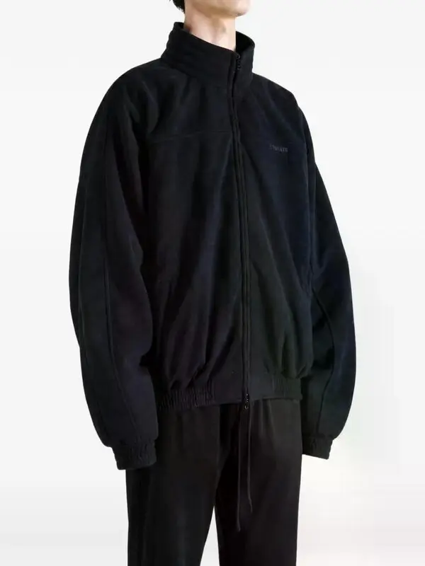 Vetements Logo-embroidered Fleece Sweatshirt