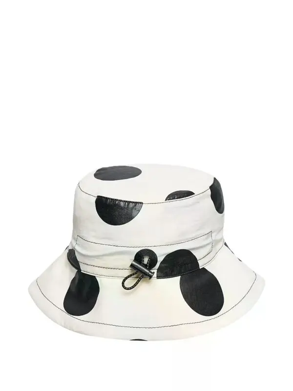 Jacquemus Bob Baluchon Polka-dot Bucket Hat