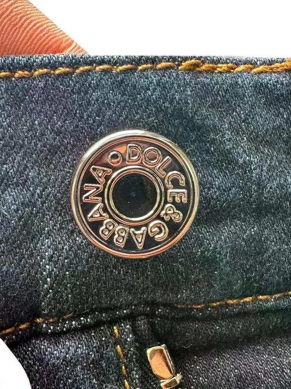 Dolce & Gabbana Logo-patched Skinny Jeans