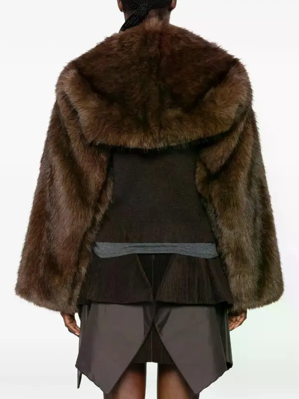 JUUN.J Faux-fur Cropped-length Jacket