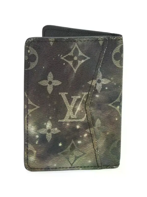 LOUIS VUITTON 2018 Monogram Galaxy Pocket Organizer - Grey