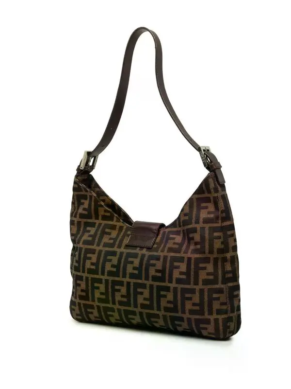 Fendi 2000-2010 Zucca Canvas Shoulder Bag