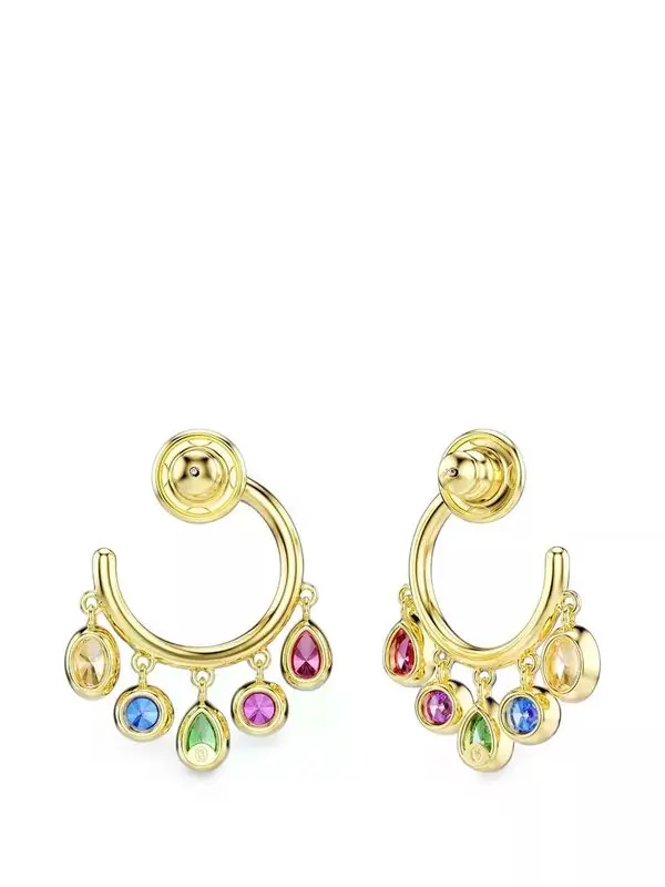SWAROVSKI Imber Crystal-embellished Charm Hoop Earrings