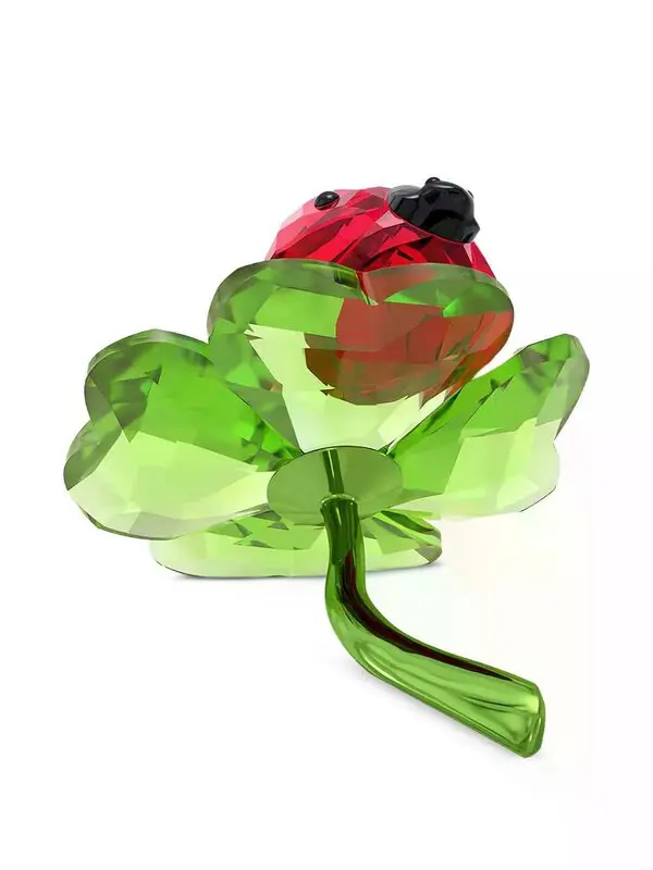 SWAROVSKI Idyllia Ladybug And Clover Ornament