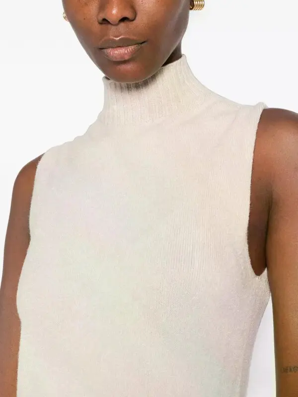 AROVESCIO High-neck Sleeveless Sweater