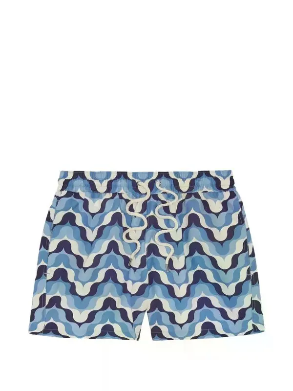 Frescobol Carioca Deserto-print Swim Shorts