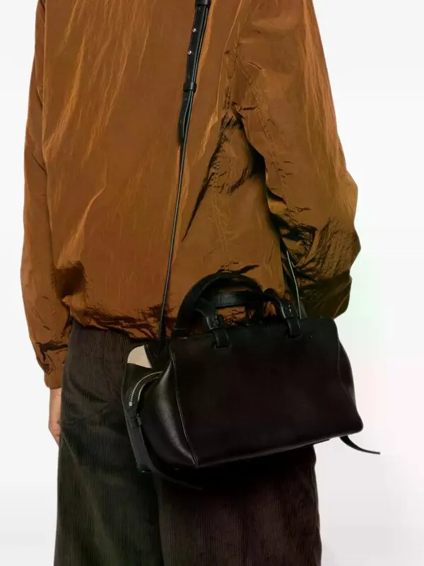 BONASTRE T Leather Tote Bag - Black