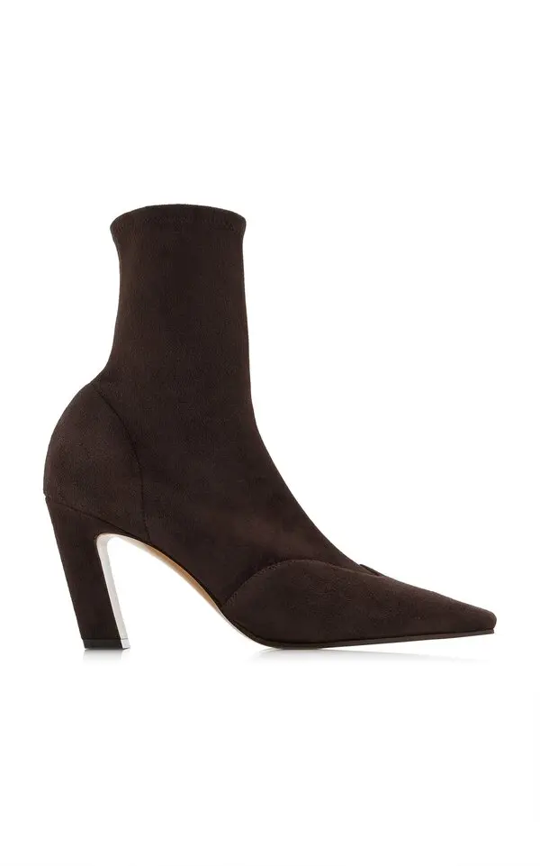Khaite Nevada Suede Ankle Boots