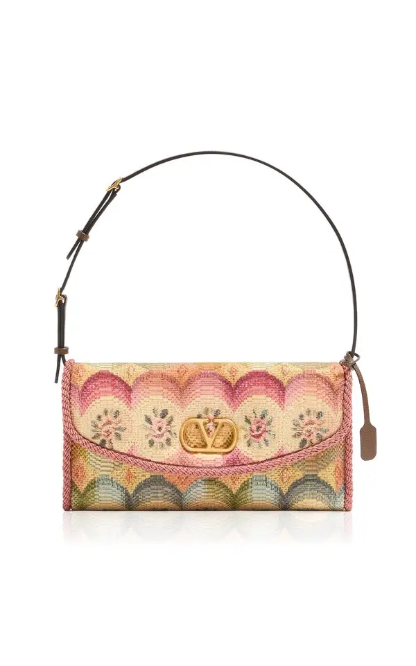 Valentino Garavani Devain Small Jacquard Shoulder Bag