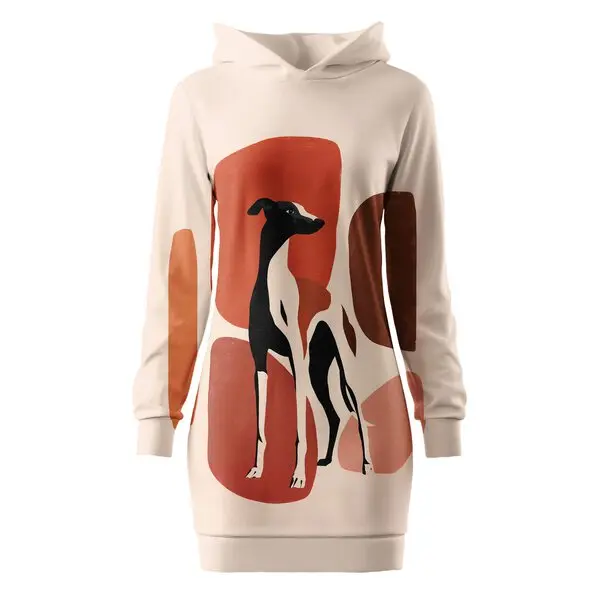ALOHA FROM DEER Greyhound Oversize Hoodie Dress