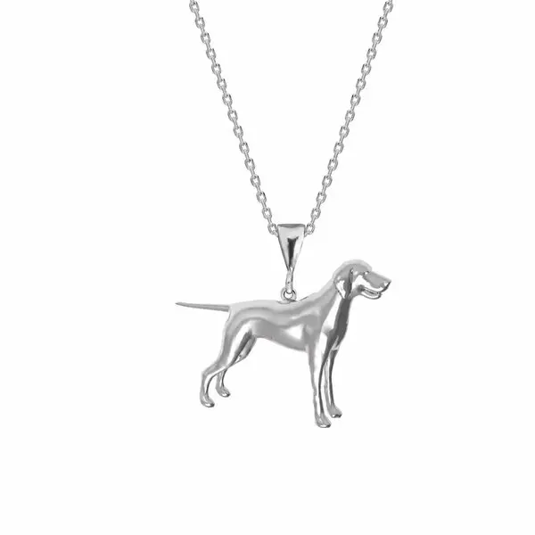 NOWART JEWELRY Dog Figure Necklace - Silver