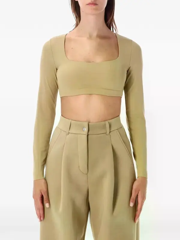 Nike Cut-out Cropped Top
