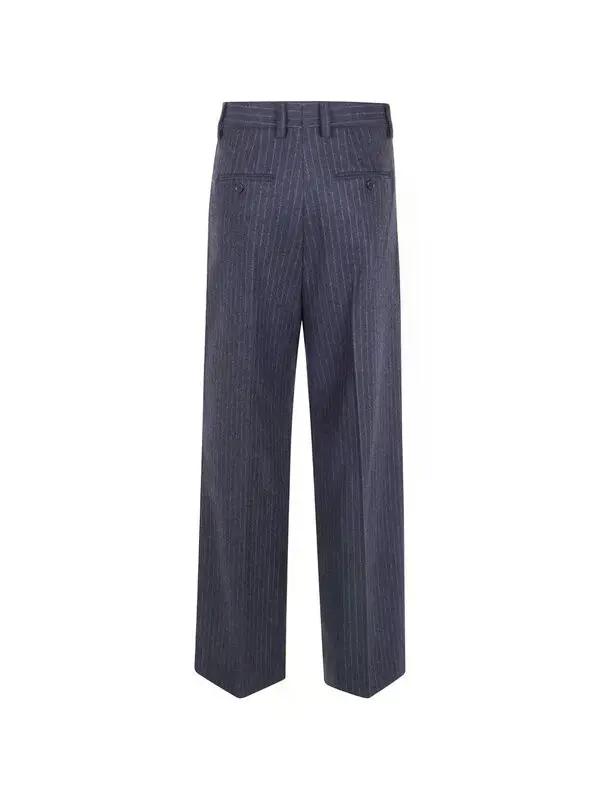 Filippa K Darcey Pinstripe-pattern Pleated Trousers - Grey