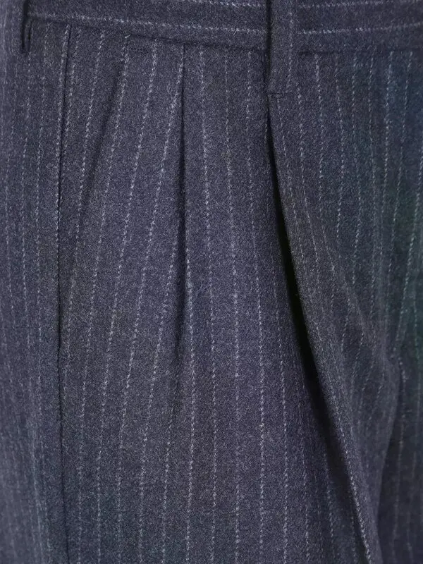 Filippa K Darcey Pinstripe-pattern Pleated Trousers - Grey