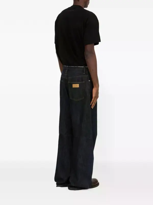 MAISON MARGIELA Frayed Wide-leg Jeans