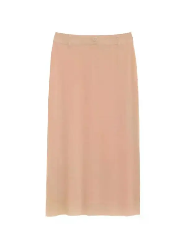 MAISON MARGIELA Four-stitch Midi Skirt - Neutrals