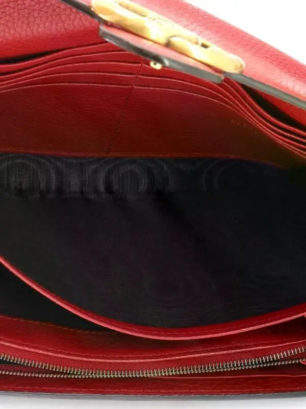 Gucci Gg Marmont Chain Wallet Leather Mini Clutch Bag