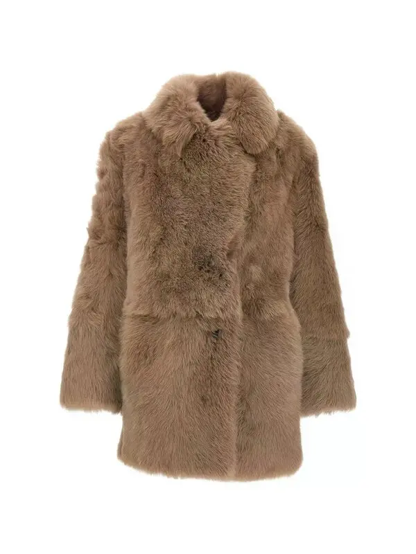 HISO Signi Oversized Shearling Coat