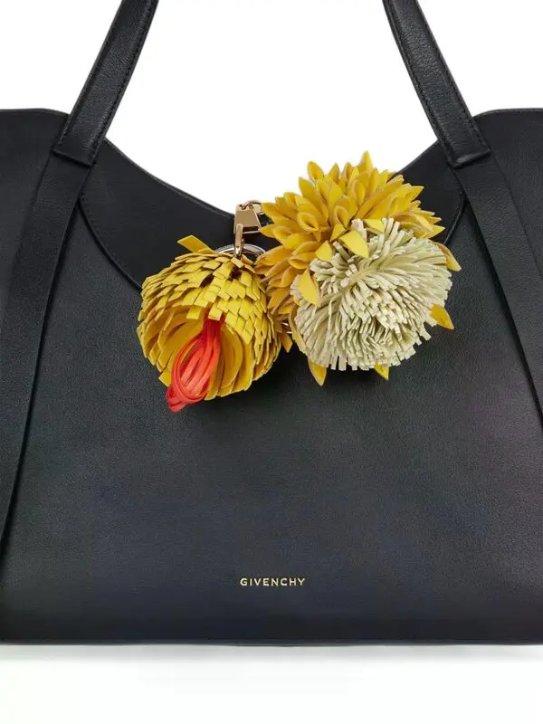 Givenchy Bicolor Daisy Charm In Nappa Leather