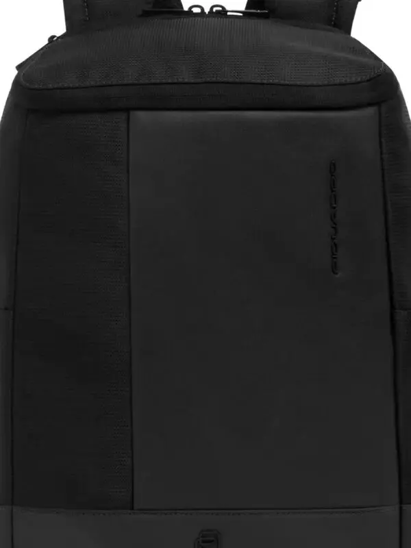 PIQUADRO Logo-embossed Panelled Backpack